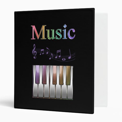 Rainbow Sheet Music Binder | Zazzle