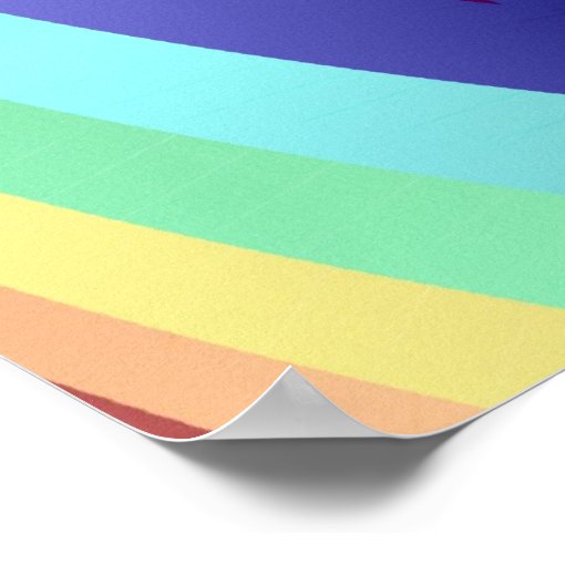 Rainbow Sherbert Poster | Zazzle