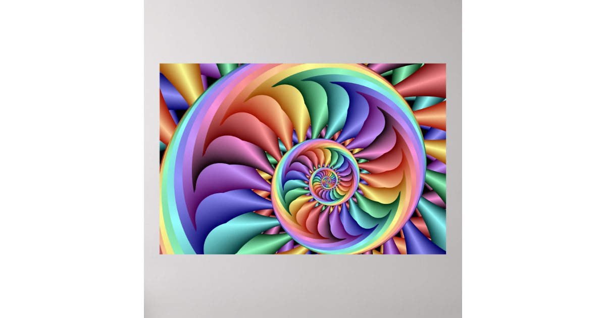 Rainbow Sherbert Poster | Zazzle
