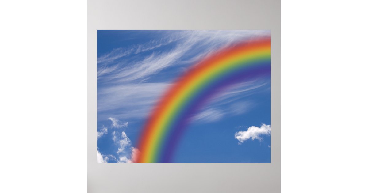 Rainbow Sky Poster | Zazzle