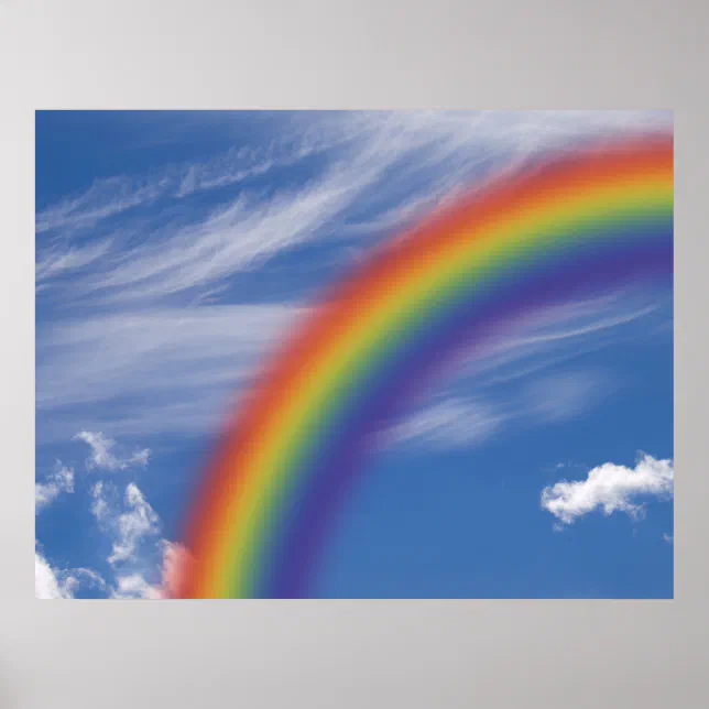 Rainbow Sky Poster | Zazzle