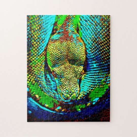 Rainbow Snake Jigsaw Puzzle | Zazzle.com
