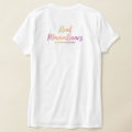 Rainbow Splatter V Neck T Shirt | Zazzle