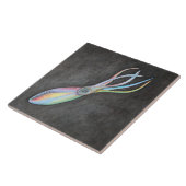 Rainbow Squid Ceramic Tile | Zazzle