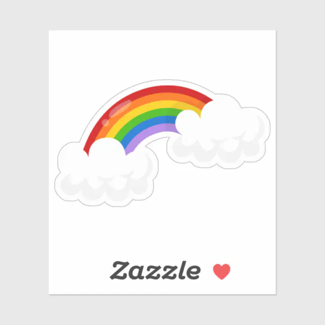 Rainbow Sticker | Zazzle