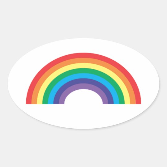 Rainbow Stickers | Zazzle.com