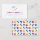 Rainbow Storm Clouds Baby Shower Diaper Raffle Enclosure Card | Zazzle