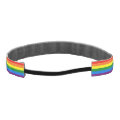 Rainbow Stripes Gay Pride LGBT Support Athletic Headband | Zazzle