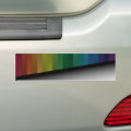Rainbow Strips Bumper Sticker | Zazzle