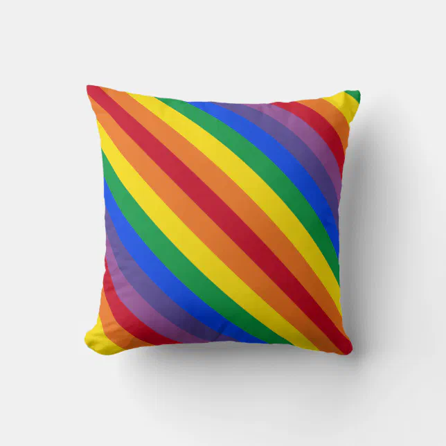 Rainbow Throw Pillow | Zazzle