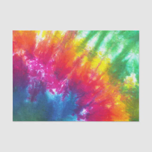 Rainbow Tie-Dye Tissue Paper | Zazzle