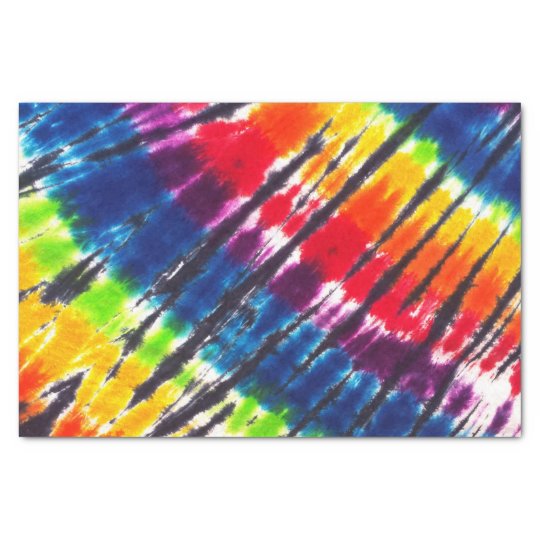 Rainbow Tie-Dye Tissue Paper | Zazzle.com