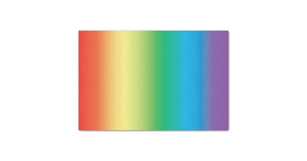 Rainbow Tissue Paper | Zazzle
