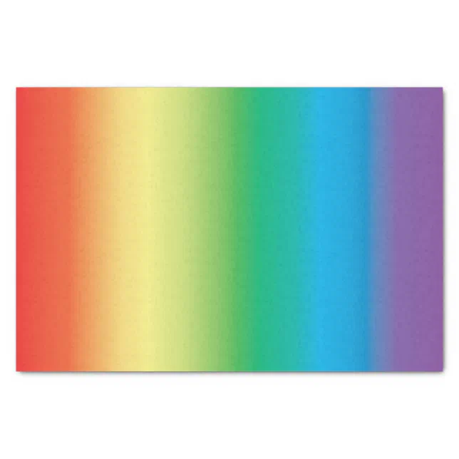 Rainbow Tissue Paper | Zazzle
