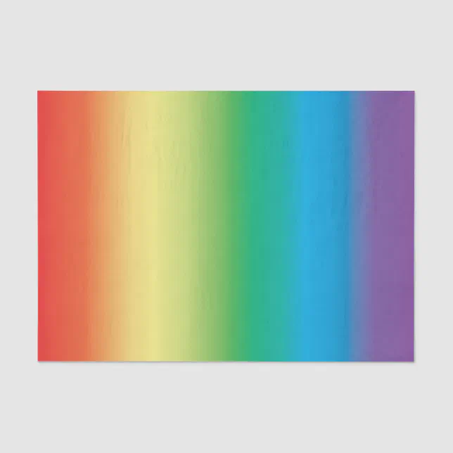 Rainbow Tissue Paper | Zazzle