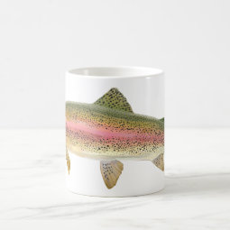 Rainbow Trout Fly Fishing Coffee Mug | Zazzle