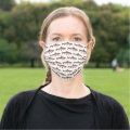 Rainbow Trout Fly Fishing Him Her Adult Cloth Face Mask | Zazzle