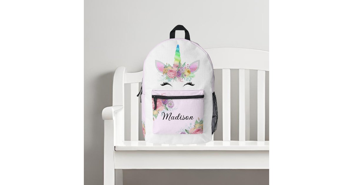 Rainbow Unicorn Backpack | Zazzle