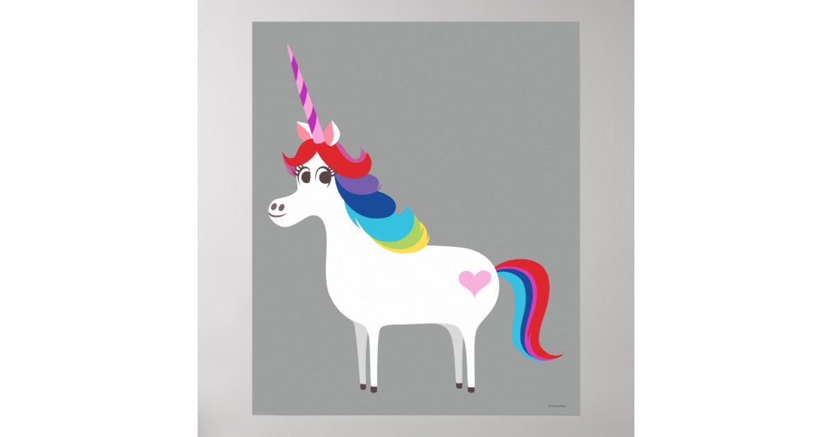 Rainbow Unicorn Poster | Zazzle