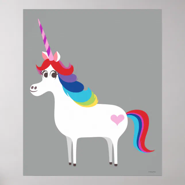 Rainbow Unicorn Poster | Zazzle