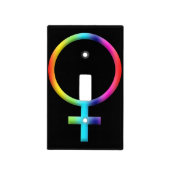 Rainbow Venus Symbol Astrology Zodiac Planet Sign Light Switch Cover ...