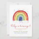 Rainbow Watercolor Birthday Invitation, Girls Invitation | Zazzle