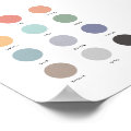 Rainbow Watercolor Colors Educational Poster | Zazzle