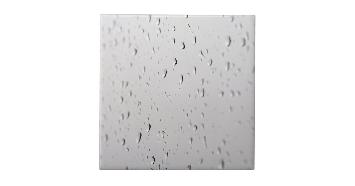 raindrops ceramic tile | Zazzle