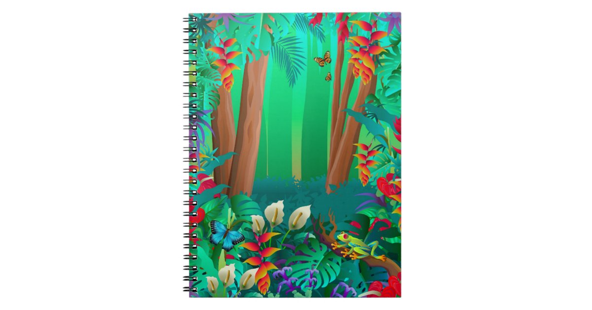 rainforest notebook | Zazzle