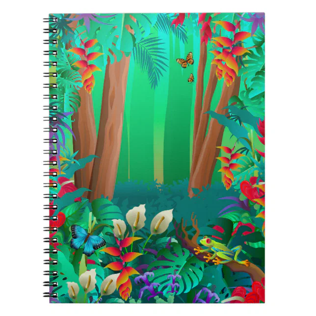 rainforest notebook | Zazzle
