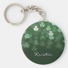 Three Leaf Clover -holiday- Keychain | Zazzle.com