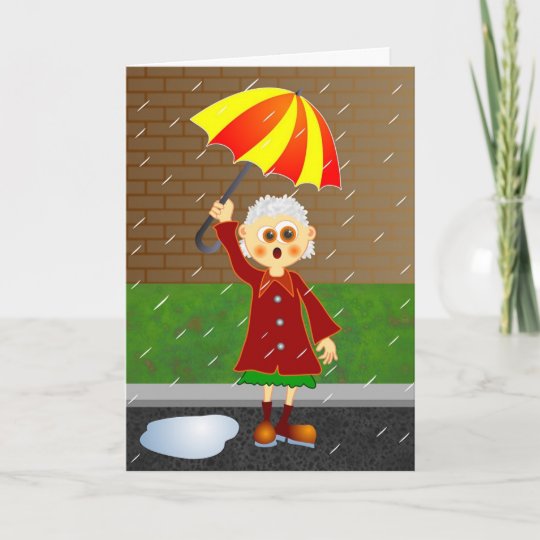 Rainy Day Card | Zazzle.com