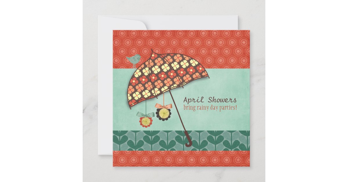 Rainy Day Party Invitations | Zazzle