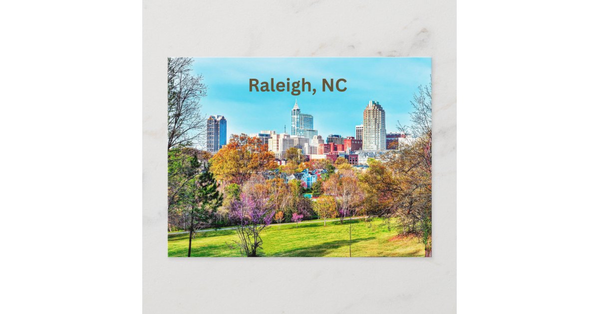 Raleigh, North Carolina Downtown Postcard | Zazzle