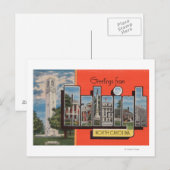 Raleigh, North Carolina - Large Letter Scenes Postcard | Zazzle