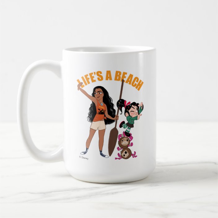 Ralph Breaks the Internet | Moana - Life's a Beach Coffee Mug | Zazzle.com