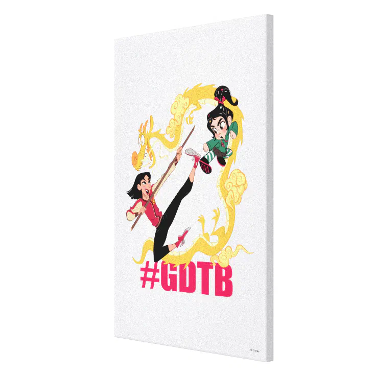 Ralph Breaks the Internet | Mulan #GDTB Canvas Print | Zazzle