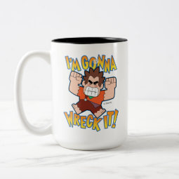 Ralph | I'm Gonna Wreck It! Two-Tone Coffee Mug | Zazzle