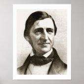 Ralph Waldo Emerson Portrait Poster | Zazzle