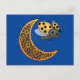 Ramadan Crescent Moon Ladybug Postcard | Zazzle