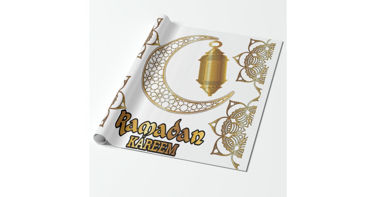 Ramadan Kareem, Mubarak Wrapping Paper | Zazzle