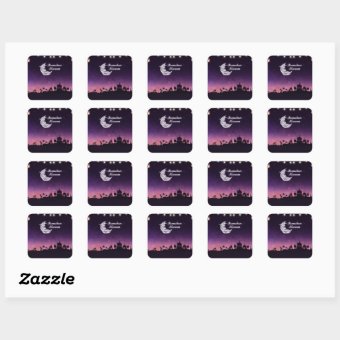 Ramadan Kareem Square Sticker | Zazzle