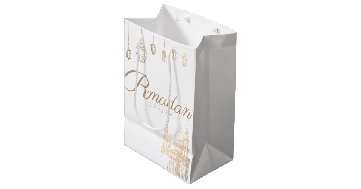 ramadan Kareem theme gift bag for celebration | Zazzle