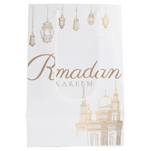 ramadan Kareem theme gift bag for celebration | Zazzle