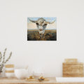 Ramblin' On Cow Poster | Zazzle
