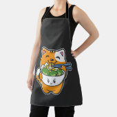 Ramen Cat Kawaii Neko Anime Otaku Cats Japanese Apron | Zazzle