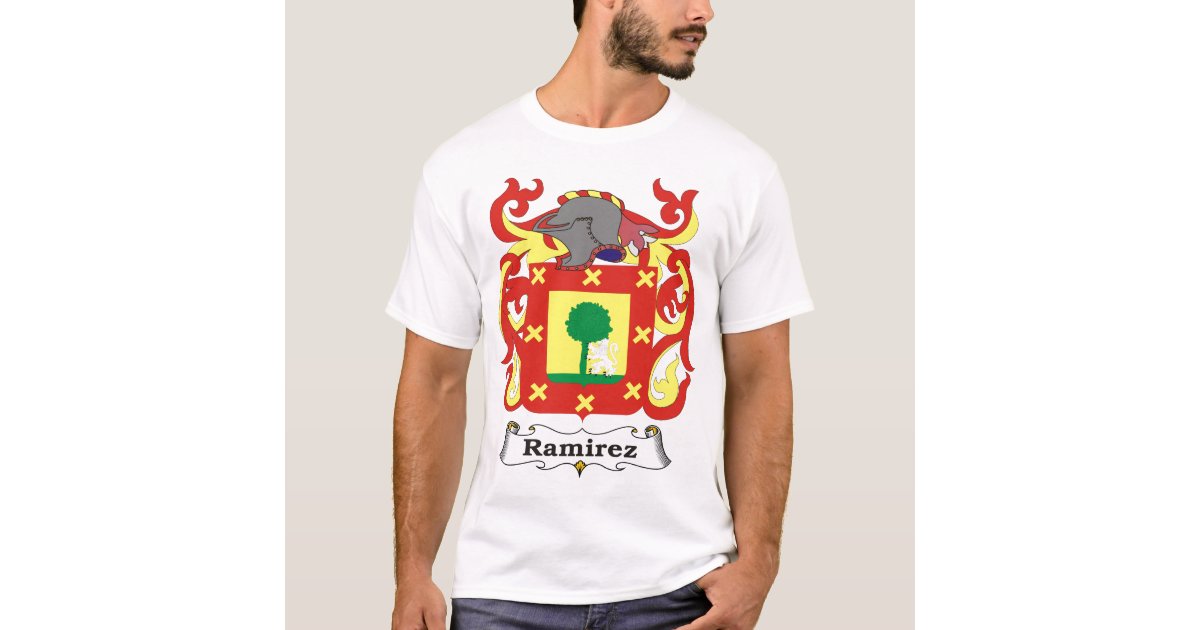 Ramirez Family Coat of Arms T-shirt | Zazzle