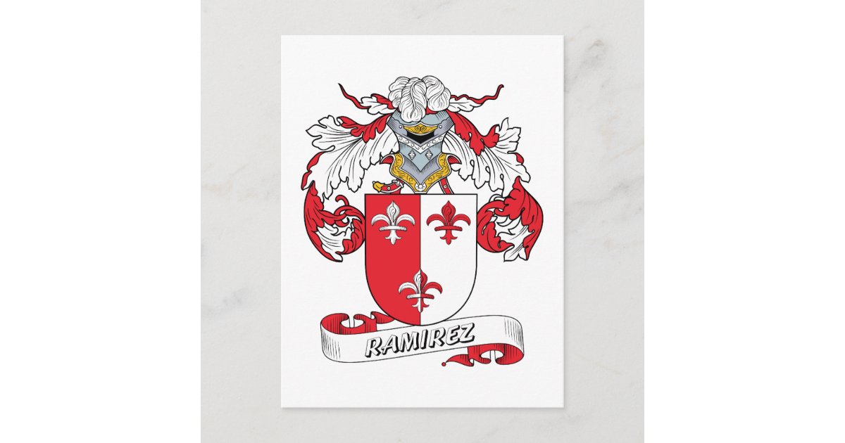 Ramirez Family Crest Postcard | Zazzle