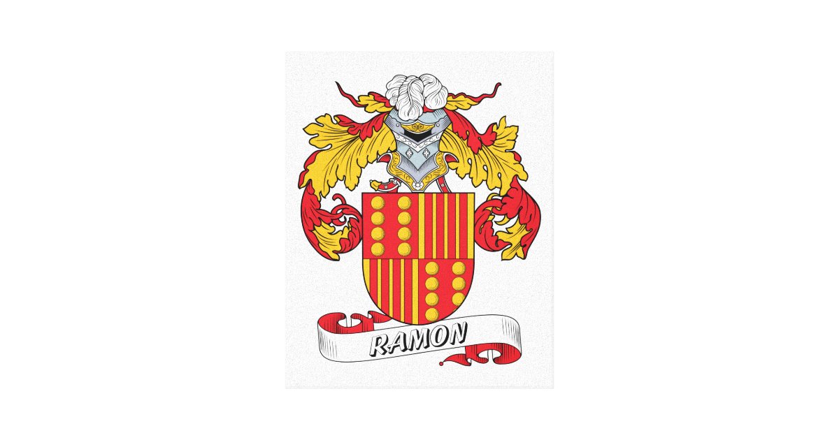 Ramon Family Crest Canvas Print | Zazzle
