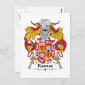 Ramos Family Crest Postcard | Zazzle